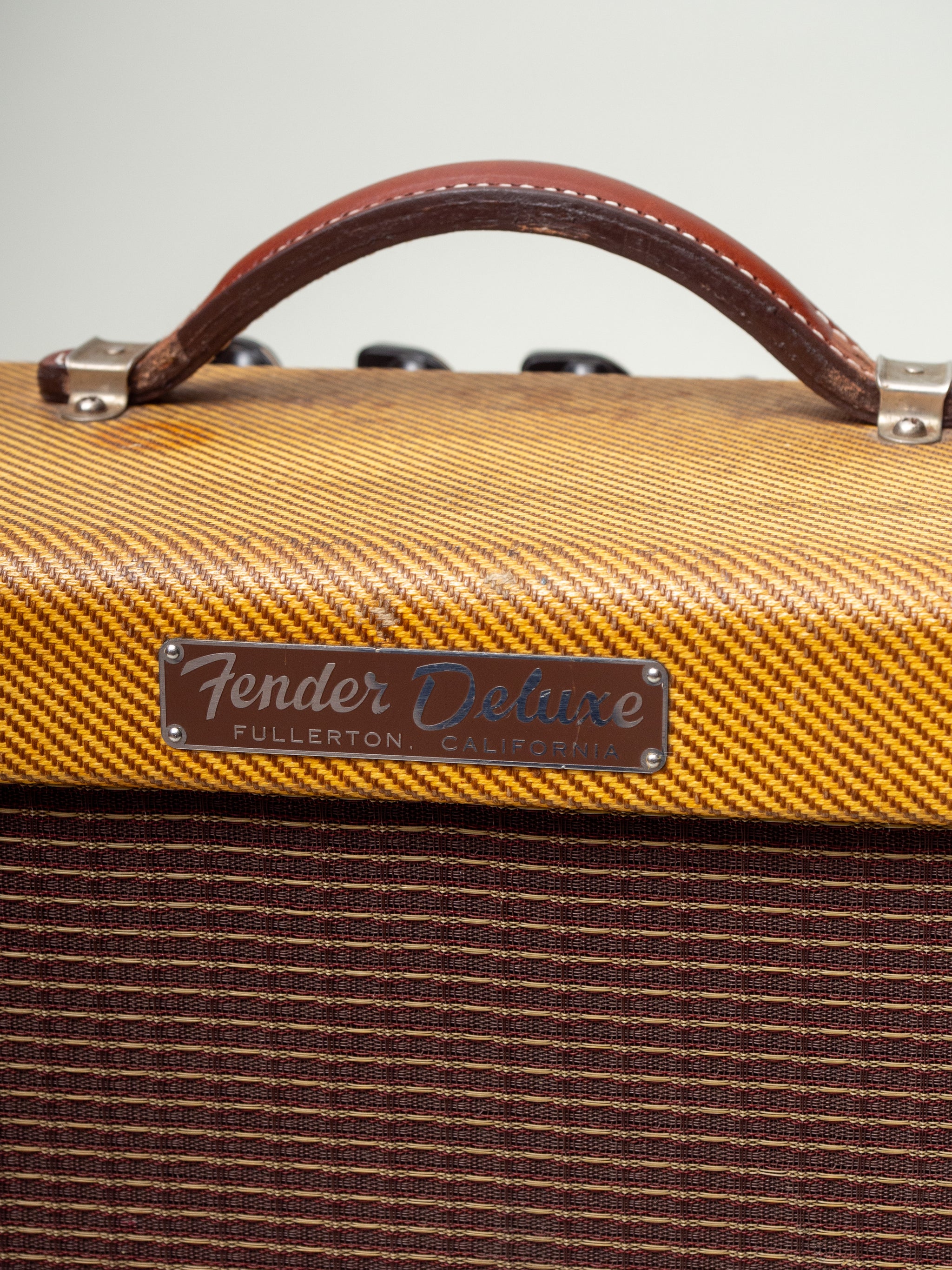 Vintage 1960 Fender Tweed Deluxe Model 5E3 Electric Guitar Tube ...