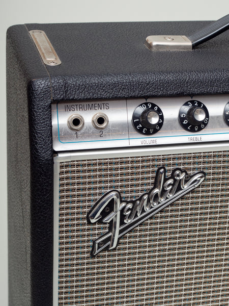 Vintage 1968 Fender Princeton Reverb Silverface Drip Edge Electric ...