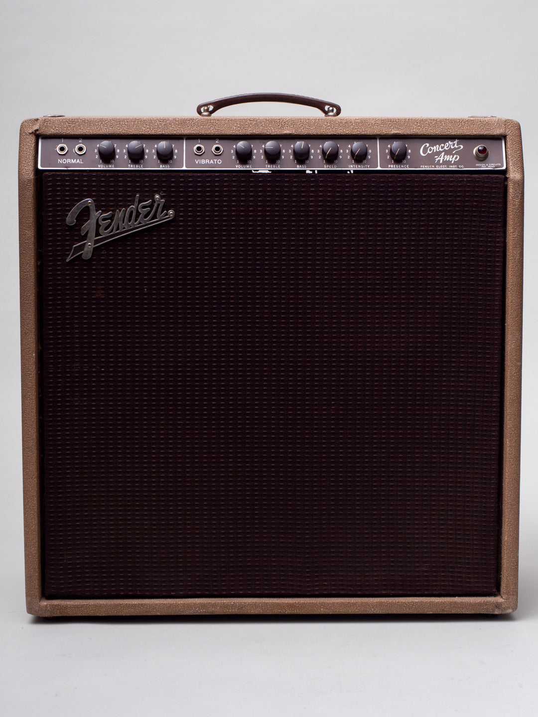 1961 Fender Concert Brownface Amplifier – TR Crandall Guitars